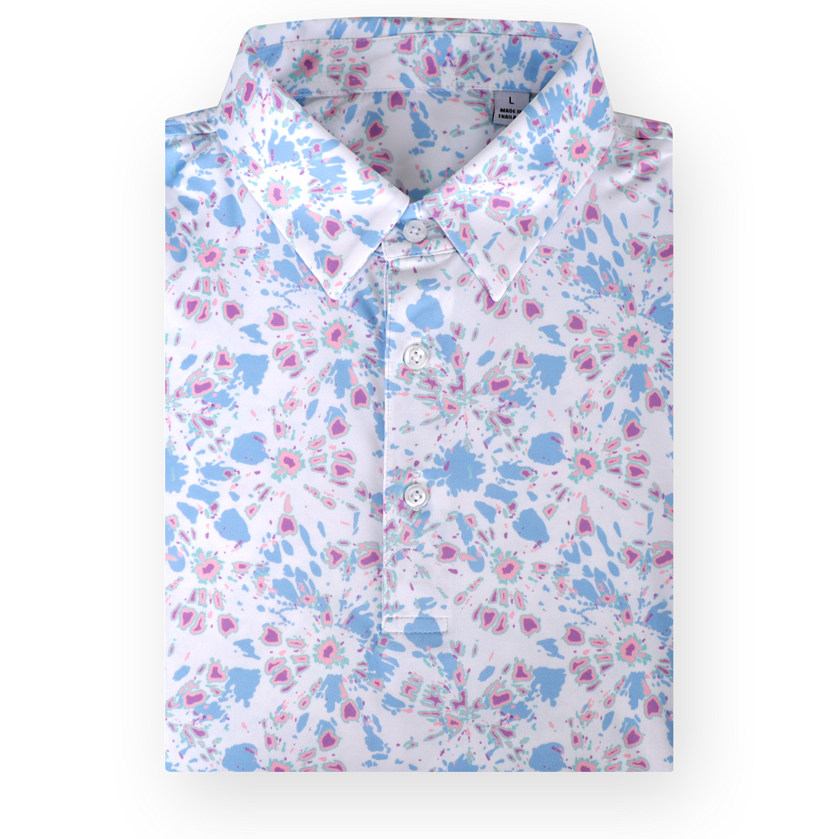 This polo is crafted from breathable Repreve recycled poly sourced by ...