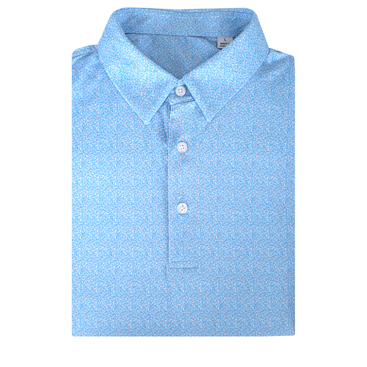 This polo is crafted from breathable Repreve recycled poly sourced by ...