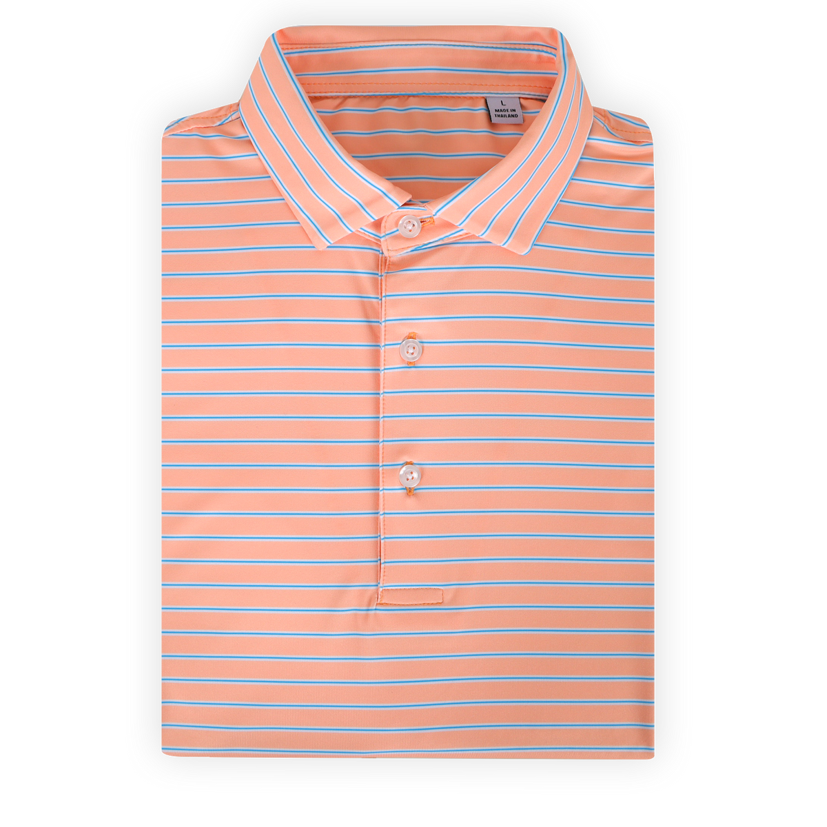 This polo is crafted from breathable Repreve recycled poly sourced by ...
