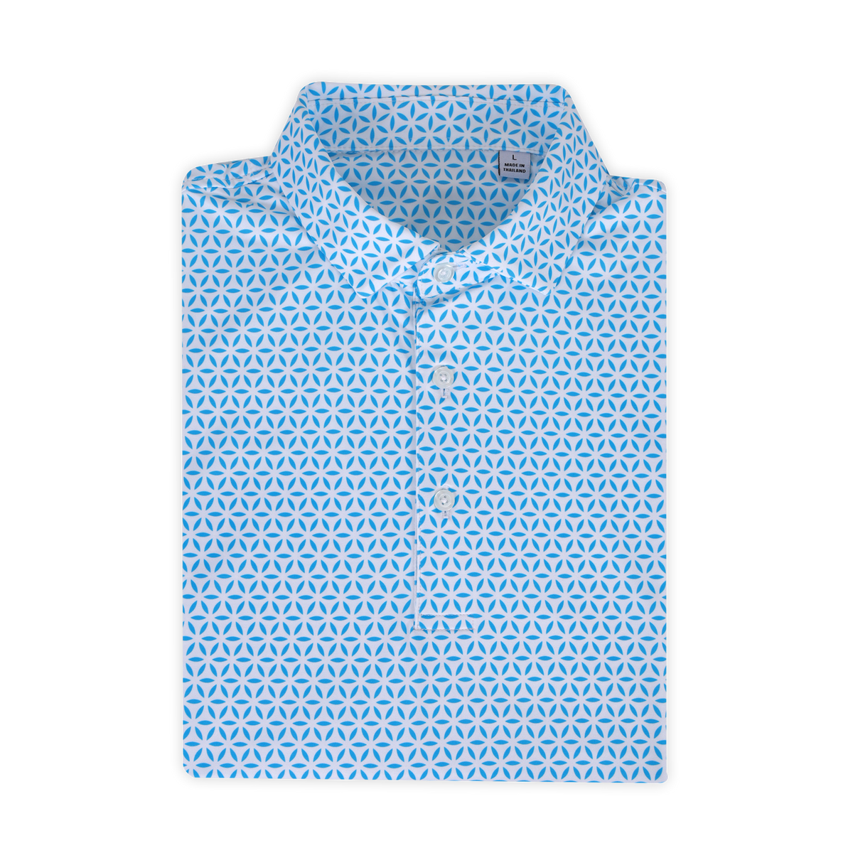 This polo is crafted from breathable Repreve recycled poly sourced by ...