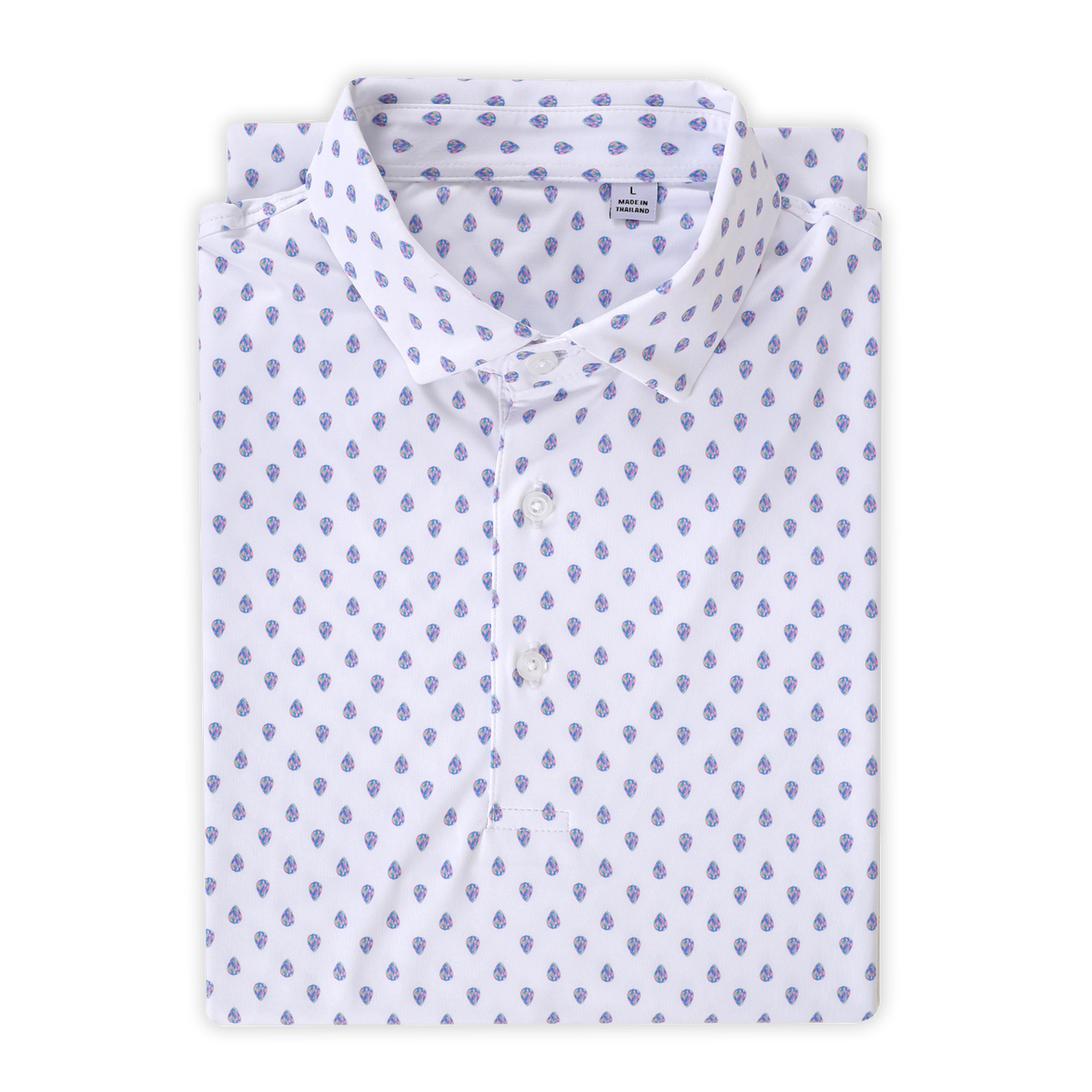 This polo is crafted from breathable Repreve recycled poly sourced by ...