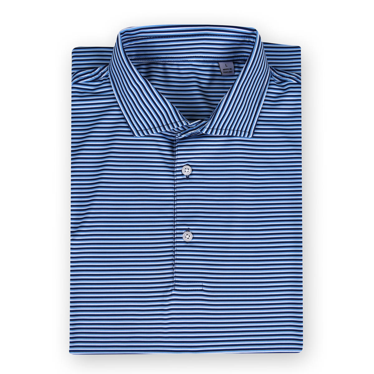 This polo is crafted from breathable Repreve recycled poly sourced by ...